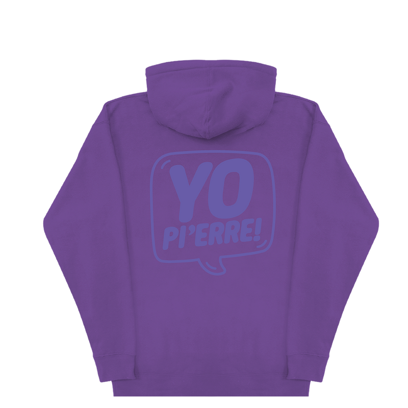 Yo Pi'erre Purple Bubble Hoodie - Pi'erre Bourne Official Store